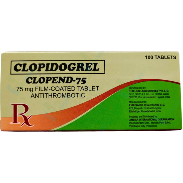 CLOHEAL Clopidogrel 75mg Film-Coated Tablet 100's price in the ...