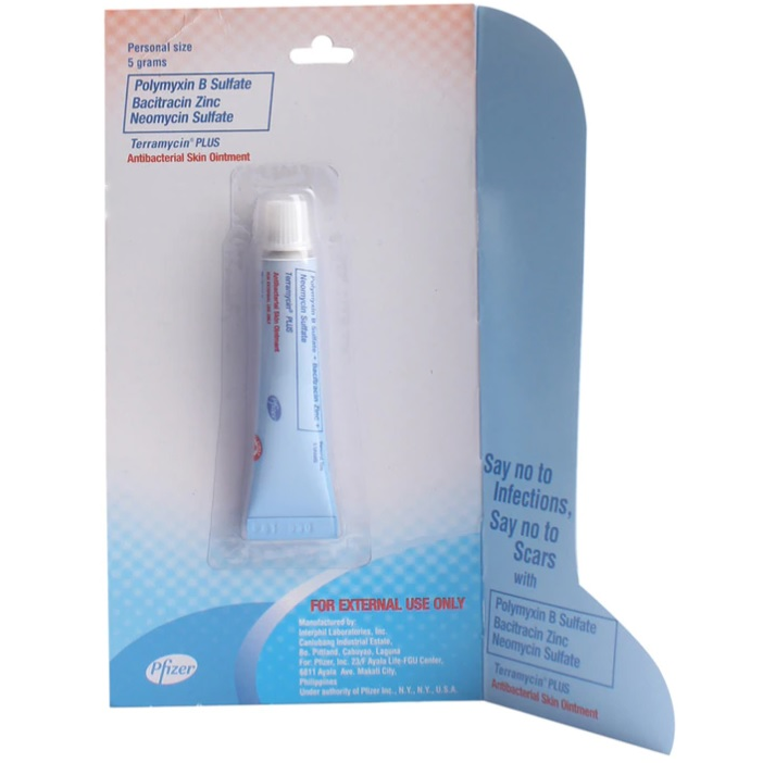 TERRAMYCIN PLUS (SKIN) 710mcg / 10mg / 5mg per g Topical Ointment 5g ...