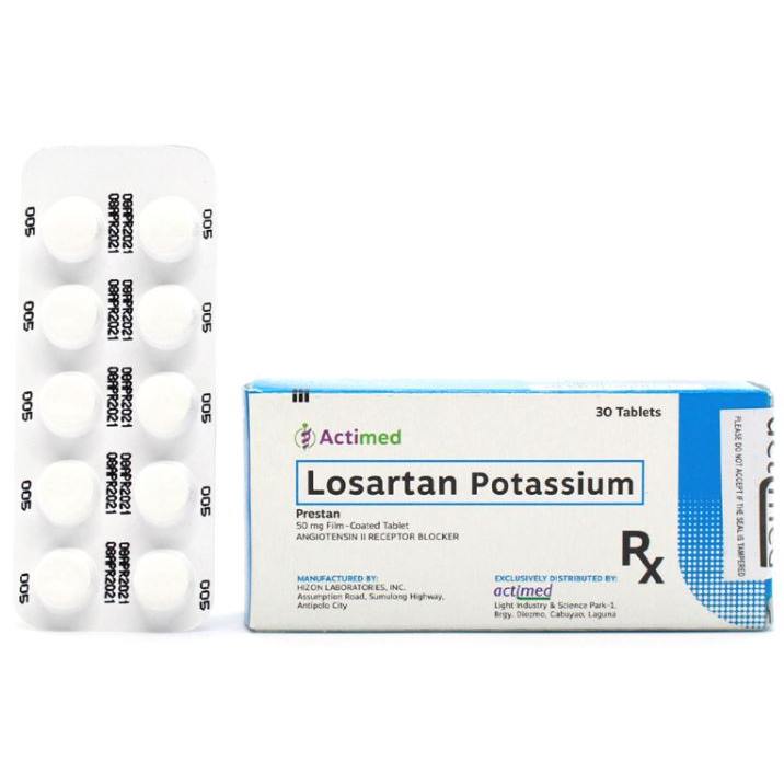 ACTIMED Losartan Potassium 50mg Film-Coated Tablet 1's price in the ...