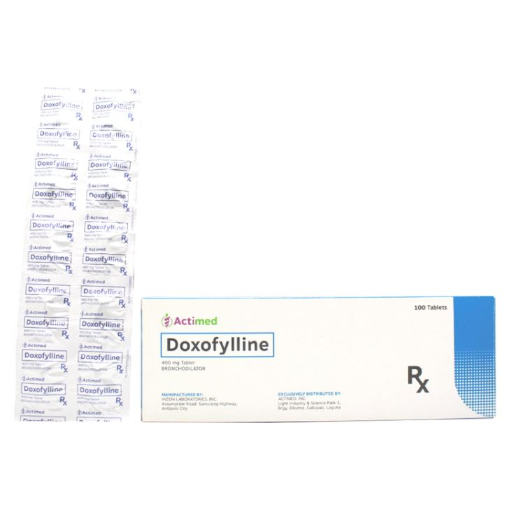 ACTIMED Doxofylline 400mg Tablet 1's price in the Philippines | MedsGo ...