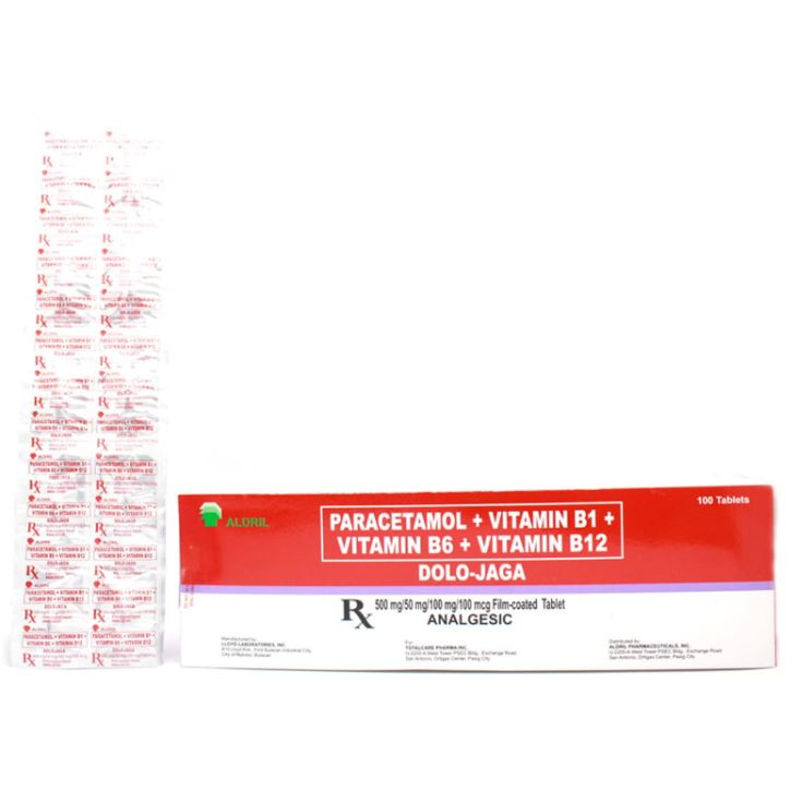 DOLO-JAGA Paracetamol / Vitamin B1 / Vitamin B6 / Vitamin B12 500mg ...