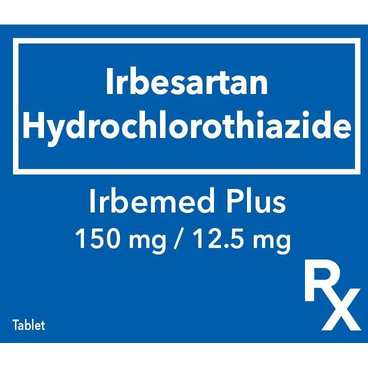 IRBEMED PLUS Irbesartan / Hydrochlorothiazide 150mg / 12.5mg Tablet 30 ...