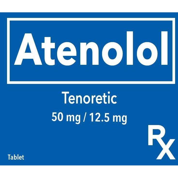 TENORETIC Atenolol / Chlorthalidone 50mg / 12.5mg Tablet 98's price in ...