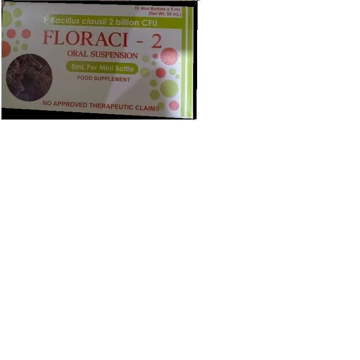 FLORACI-2 Bacillus Clausii 2 Billion CFU Oral Suspension 10mL 10's ...