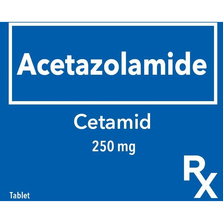 CETAMID Acetazolamide 250mg Tablet 100's price in the Philippines ...