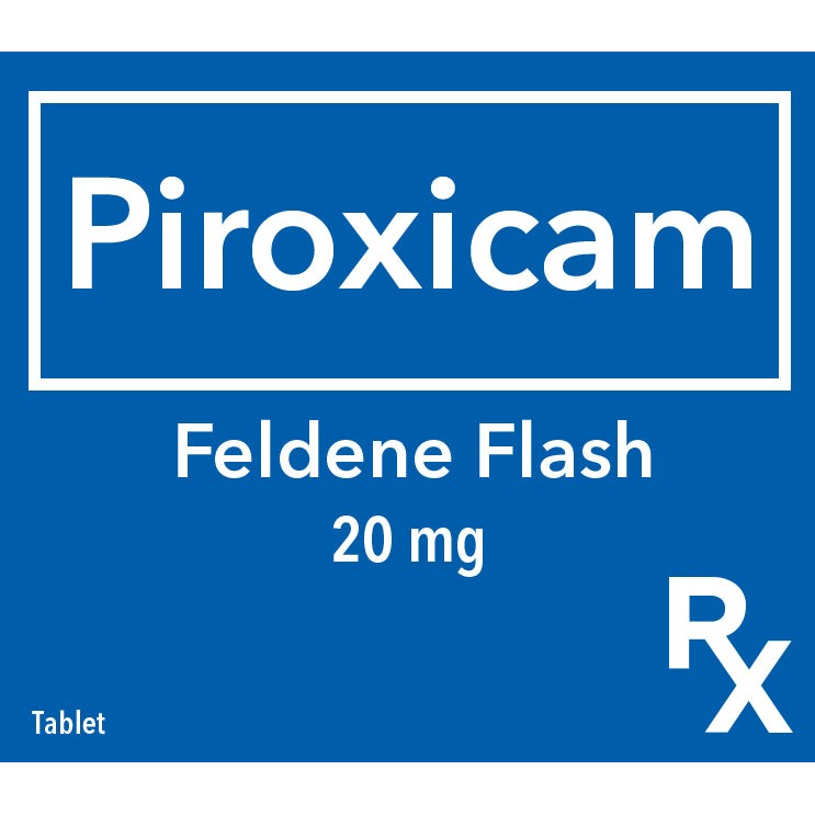 FELDENE FLASH Piroxicam 20mg Tablet 100's price in the Philippines ...