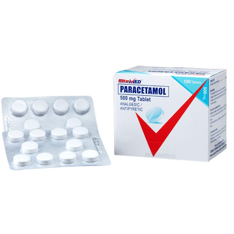 RITEMED Paracetamol 500mg Tablet 1's price in the Philippines | MedsGo ...