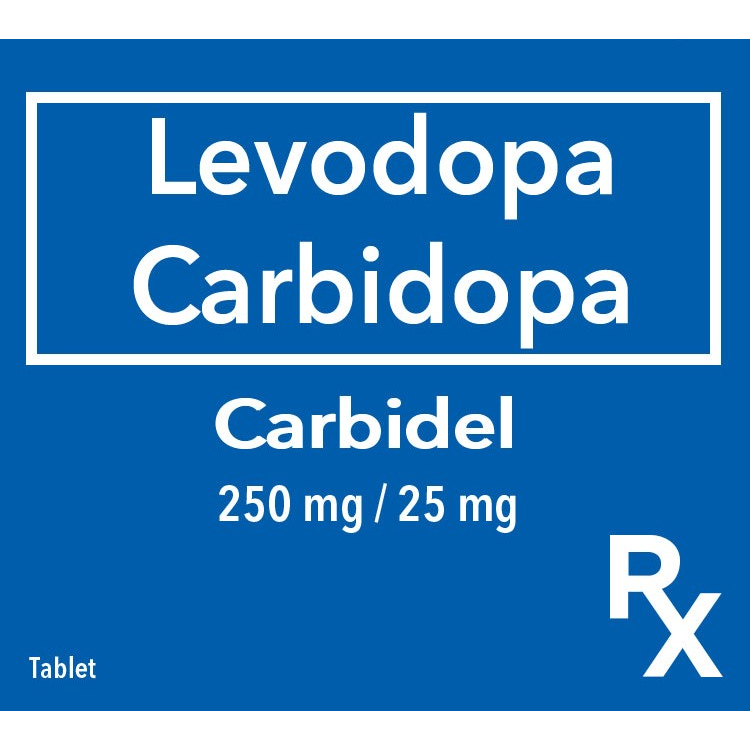 CARBIDEL Levodopa / Carbidopa 250mg / 25mg Tablet 30's price in the ...
