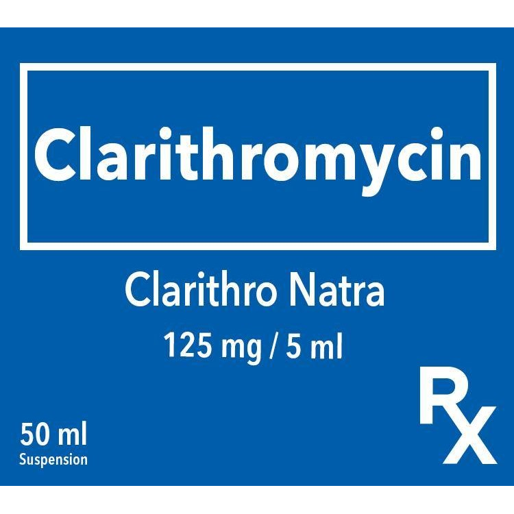 CLARITHRO-NATRAPHARM Clarithromycin 125mg / 5mL Granule for Suspension ...