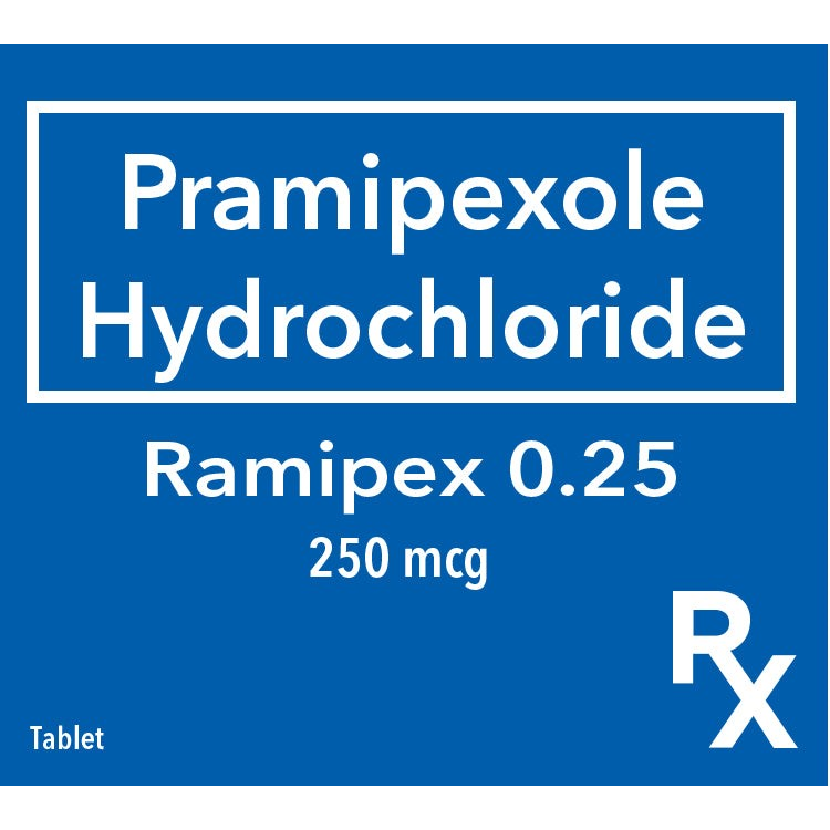 RAMIPEX 0.25 Pramipexole Hydrochloride 250mcg Tablet 30's price in the ...