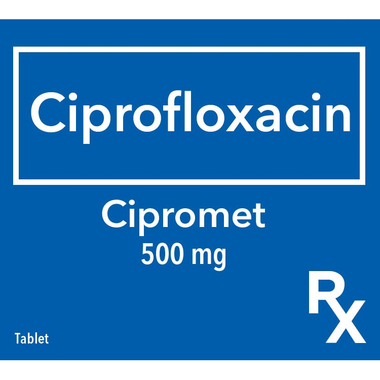 Buy Cipromet ciprofloxacin 500mg film-coated tablet 1's online with ...