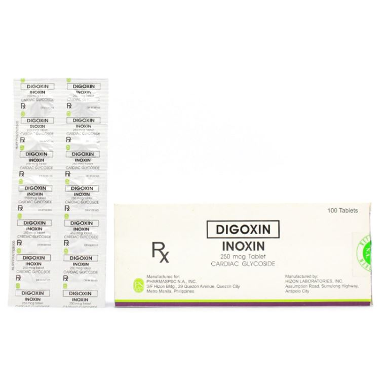 INOXIN Digoxin 250mcg Tablet 1's price in the Philippines | MedsGo Pharmacy
