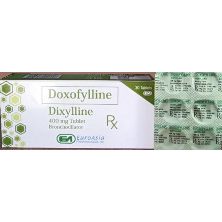 DIXYLLINE Doxofylline 400mg Tablet 30's price in the Philippines ...