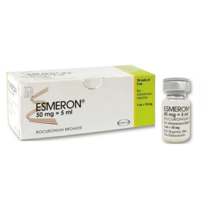 ESMERON Rocuronium Bromide 50mg / 5mL (10mg/ mL) Solution for IV ...