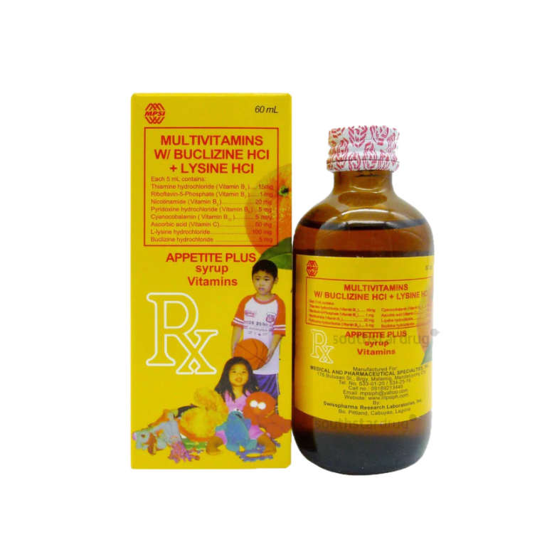 APPETITE PLUS Multivitamins / Buclizine Hydrochloride / Lysine ...