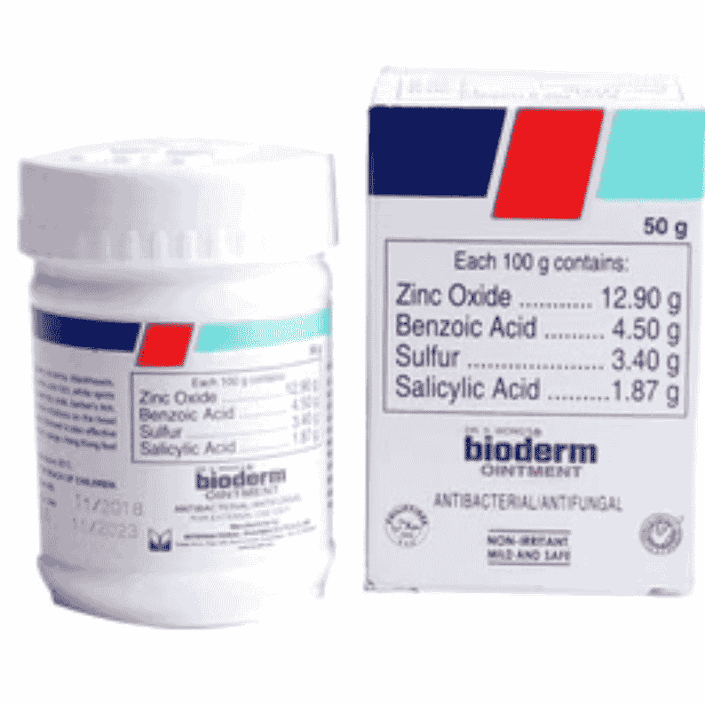 DR. S. WONG'S BIODERM Zinc Oxide / Benzoic Acid / Sulfur / Salicylic ...