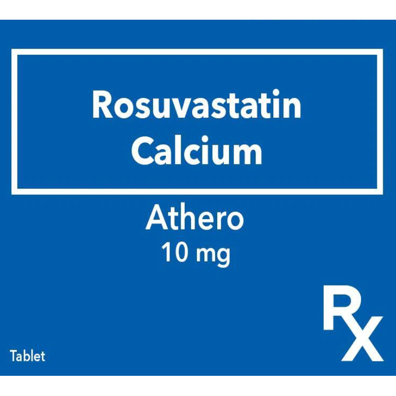 ATHERO Rosuvastatin 10mg Film-Coated Tablet 30's price in the Philippines | MedsGo Pharmacy