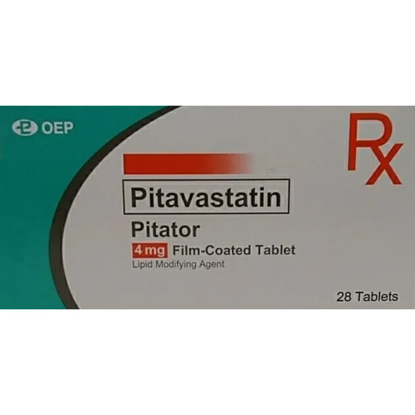 PITATOR Pitavastatin Calcium 4mg Film-Coated Tablet 1's price in the ...