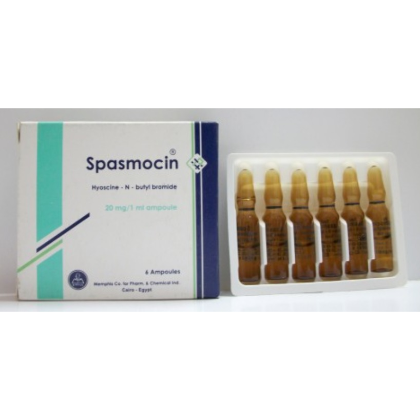 SPASMOCIN Hyoscine N-Butylbromide 20mg / mL Solution for IM/IV ...