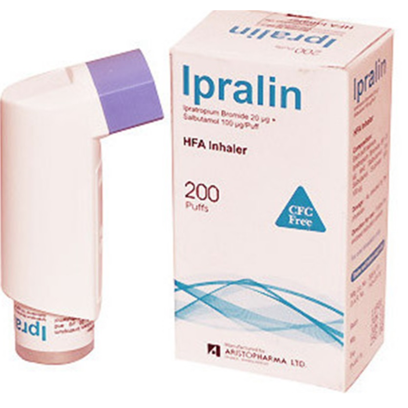 IPRALIN Ipratropium Bromide / Salbutamol Sulfate 20mcg / 100mcg per ...