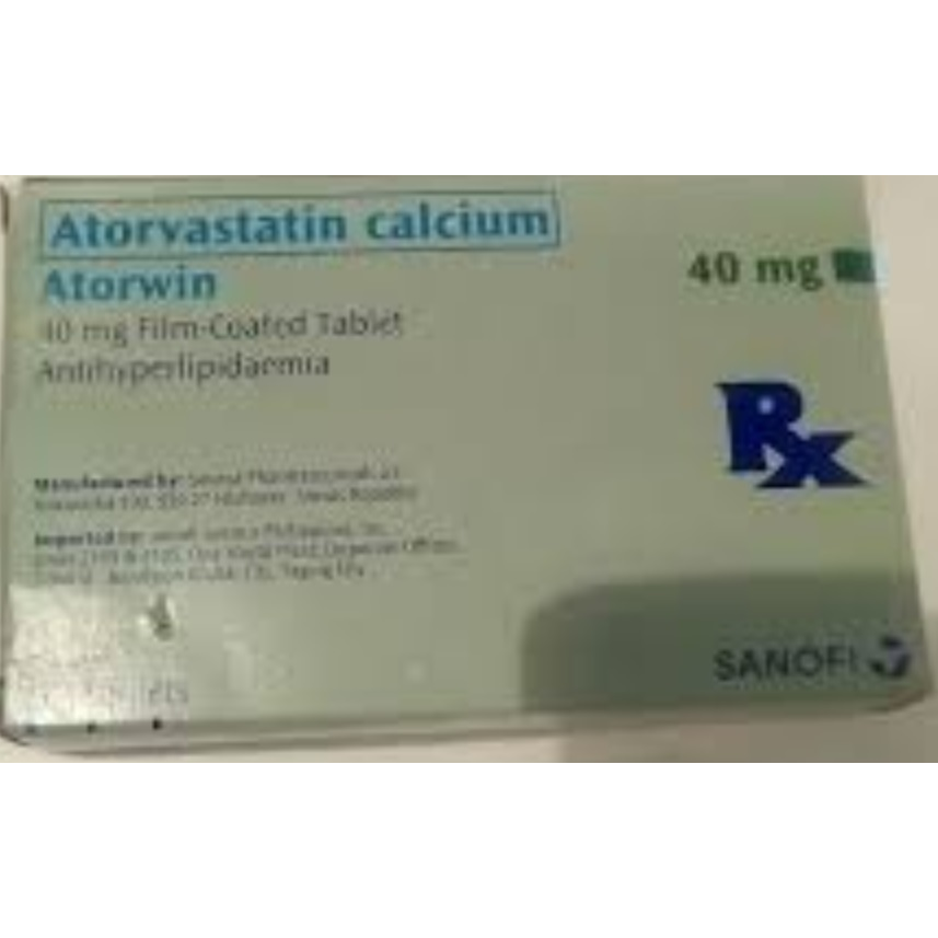 ATORWIN Atorvastatin Calcium 40mg Film-Coated Tablet 1's price in the ...