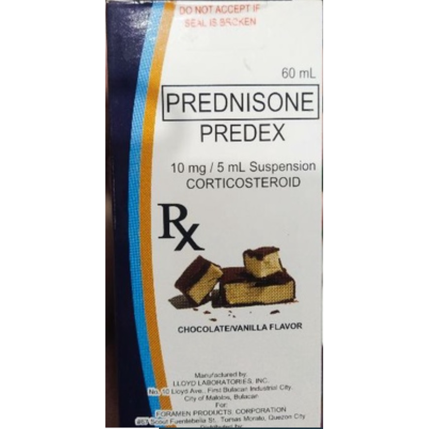 PREDEX Prednisone 10mg / 5mL Suspension 60mL price in the Philippines ...