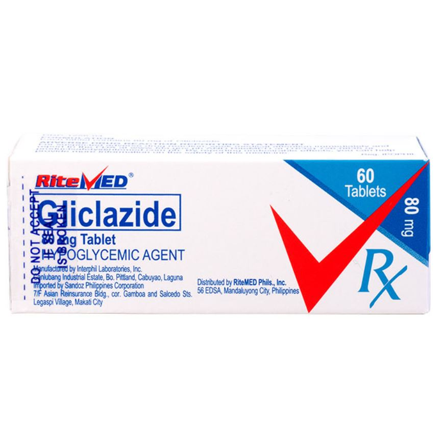 RITEMED Gliclazide 80mg Tablet 1's price in the Philippines | MedsGo ...