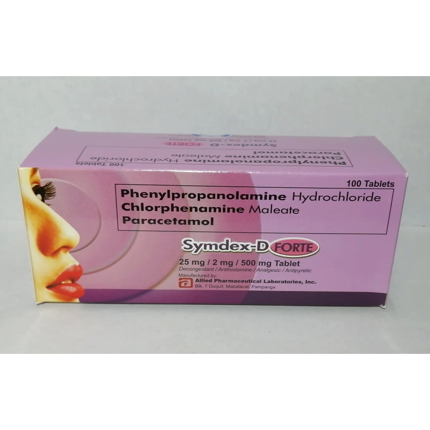 SYMDENX Paracetamol / Phenylpropanolamine Hydrochloride ...