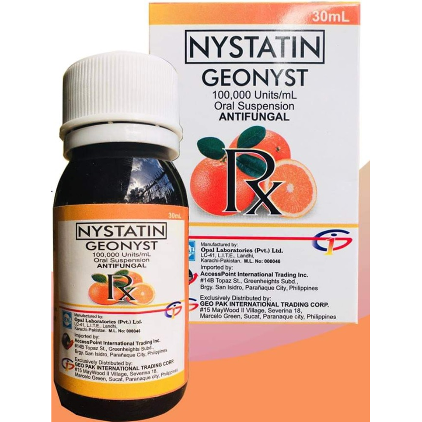 GEONYST Nystatin 100,000Units / mL Oral Suspension 30mL price in the ...