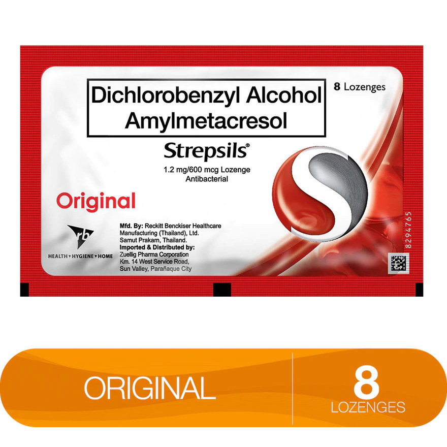 STREPSILS ORIGINAL Dichlorobenzyl Alcohol / Amylmetacresol 1.2mg ...