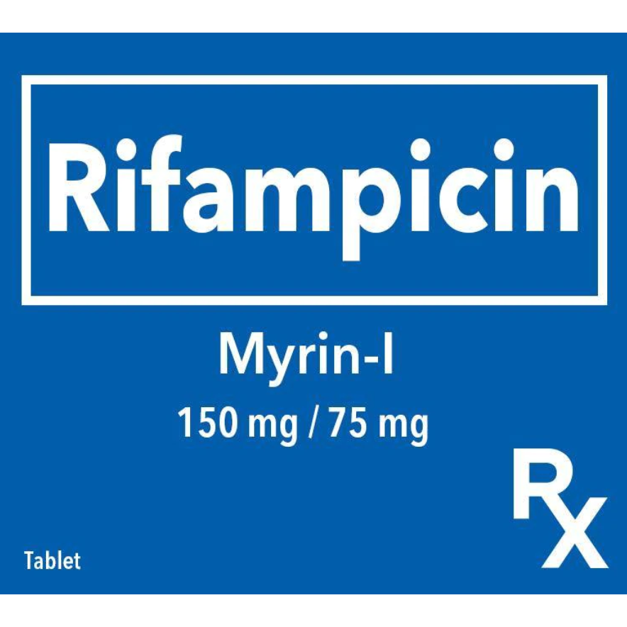 MYRIN I Rifampicin / Isoniazid 150mg / 75mg Film-Coated Tablet 28's ...