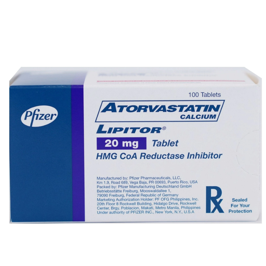 LIPITOR Atorvastatin Calcium 20mg Tablet 100's price in the Philippines | MedsGo Pharmacy