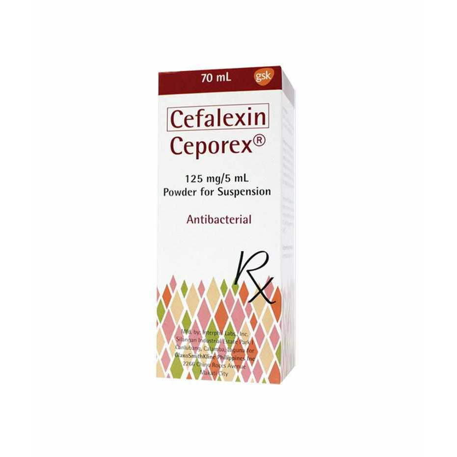 CEPOREX Cefalexin 125mg / 5mL Powder for Suspension 70mL price in the ...