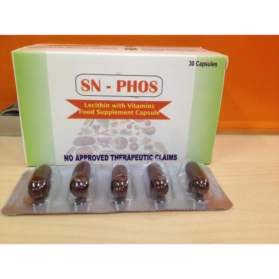 SN-PHOS Lecithin / Vitamins Capsule 30's price in the Philippines ...