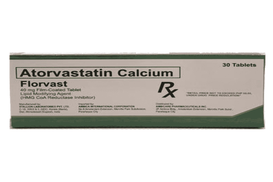 FLORVAST Atorvastatin Calcium 40mg Film-Coated Tablet 30's price in the ...